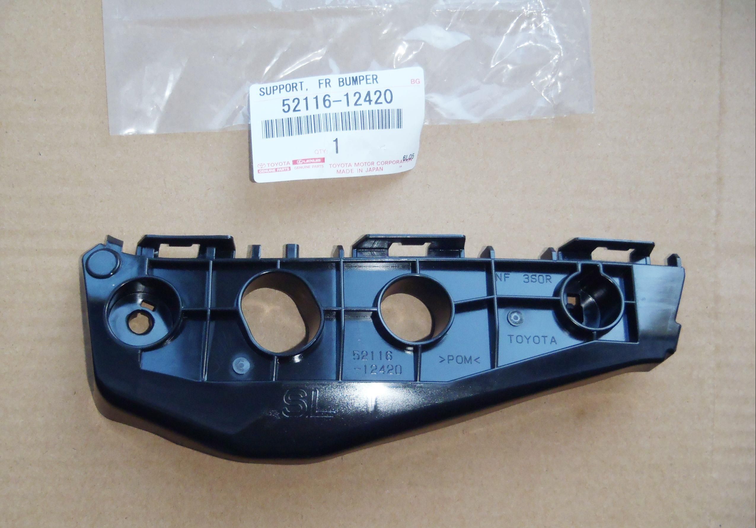 Toyota Oe Corolla E15 10 13 Ślizg Uchwyt Mocowanie Zderzak A52116 12420 ...