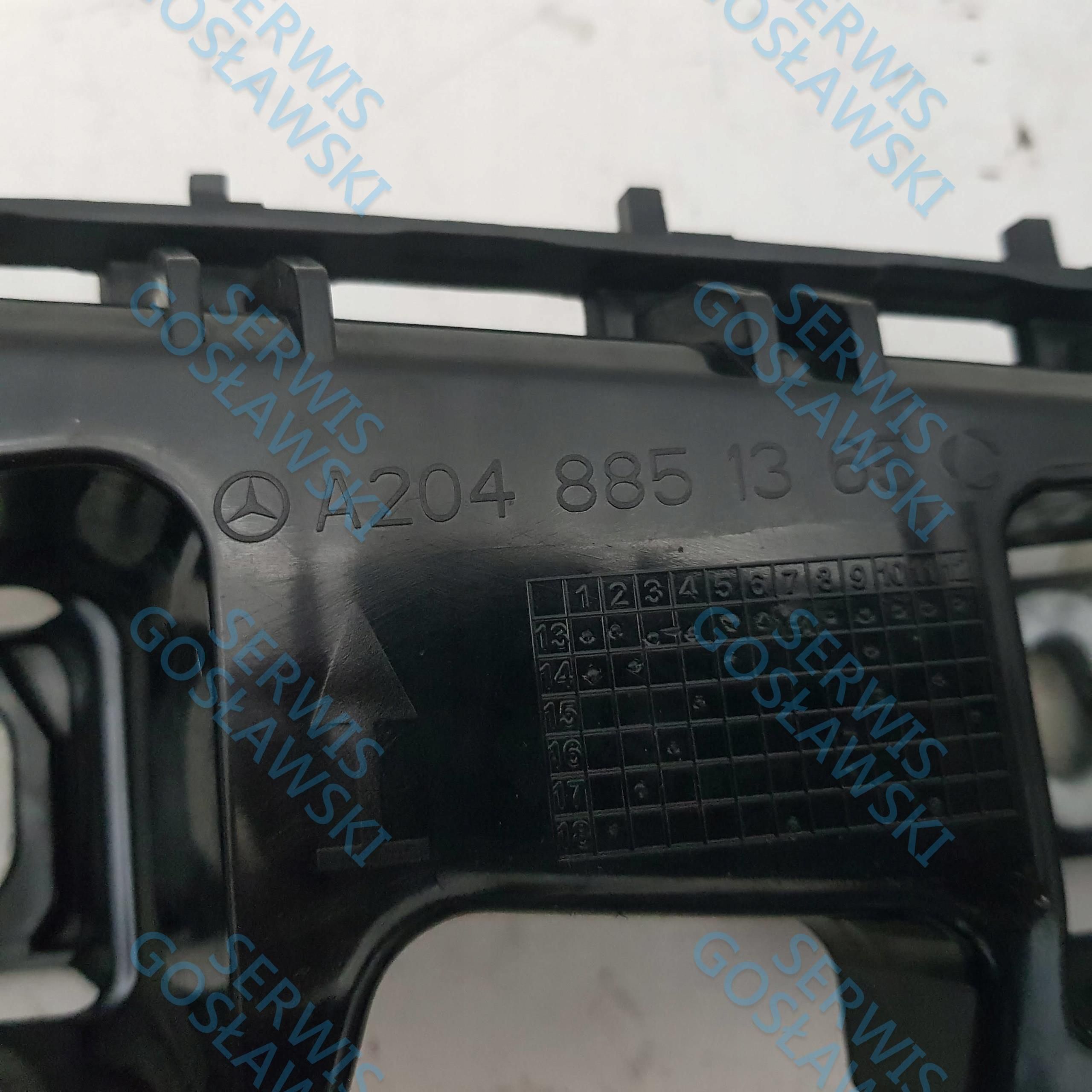 Mercedes Benz Oe C Klasa W204 Wspornik Rama Zderzaka Tył A2048851365 ...