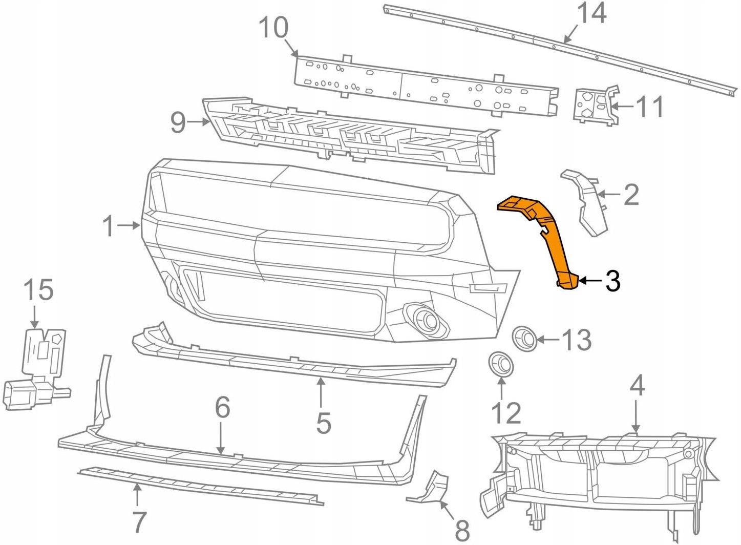 Polcar Mocowanie Zderzaka Dodge Challenger 15 68024342Ac - Opinie i ...