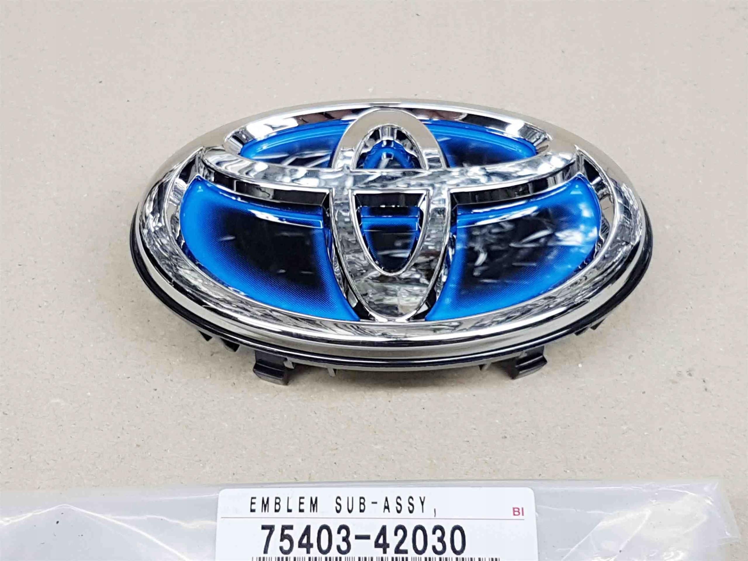 Klapa tylna Toyota Oe Rav4 15 18 Hybryda Znaczek Emblemat Logo Klapa ...