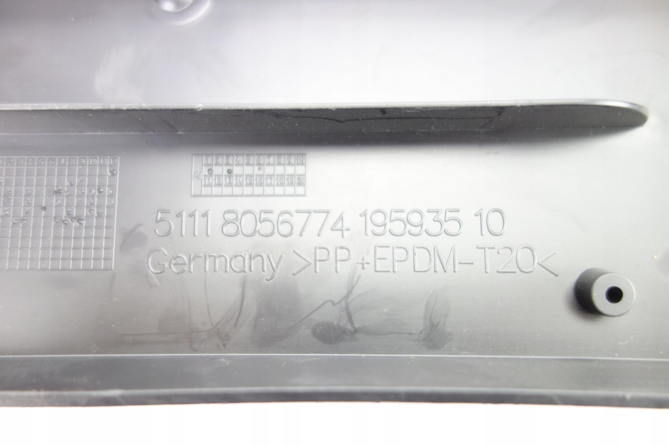 Bmw Oe Osłona Tablicy Rejestracyjnej M4 F82 8056774 51118056774 ...