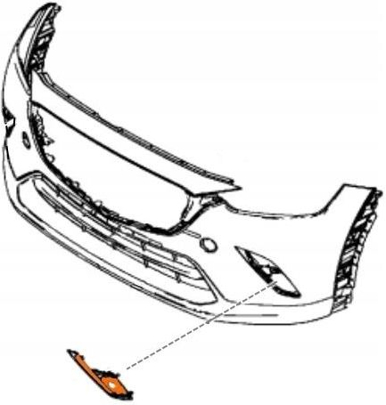 Mazda Oe Lewa Ramka Kratka Zderzaka Przód Cx 3 D10J50C21 - Opinie i ...