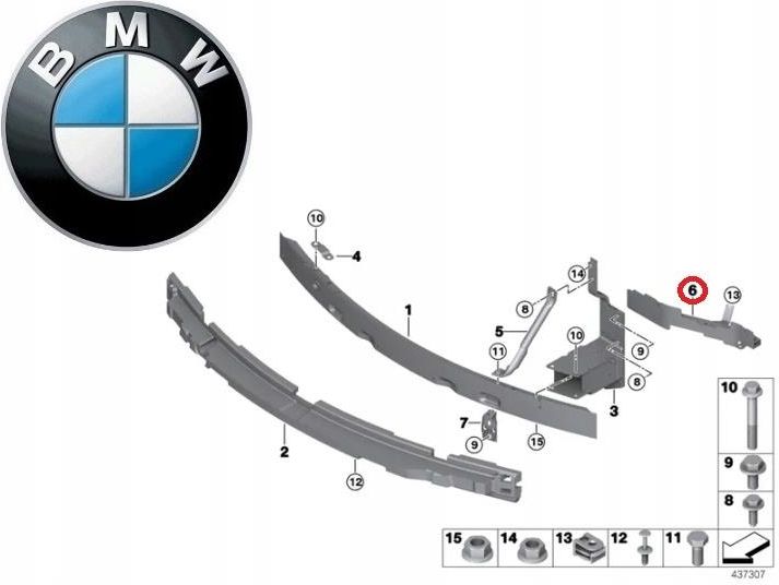 Bmw Oe Nowy Wspornik Reflektora Prawy F15 F16 Aso 51647294492 - Opinie ...