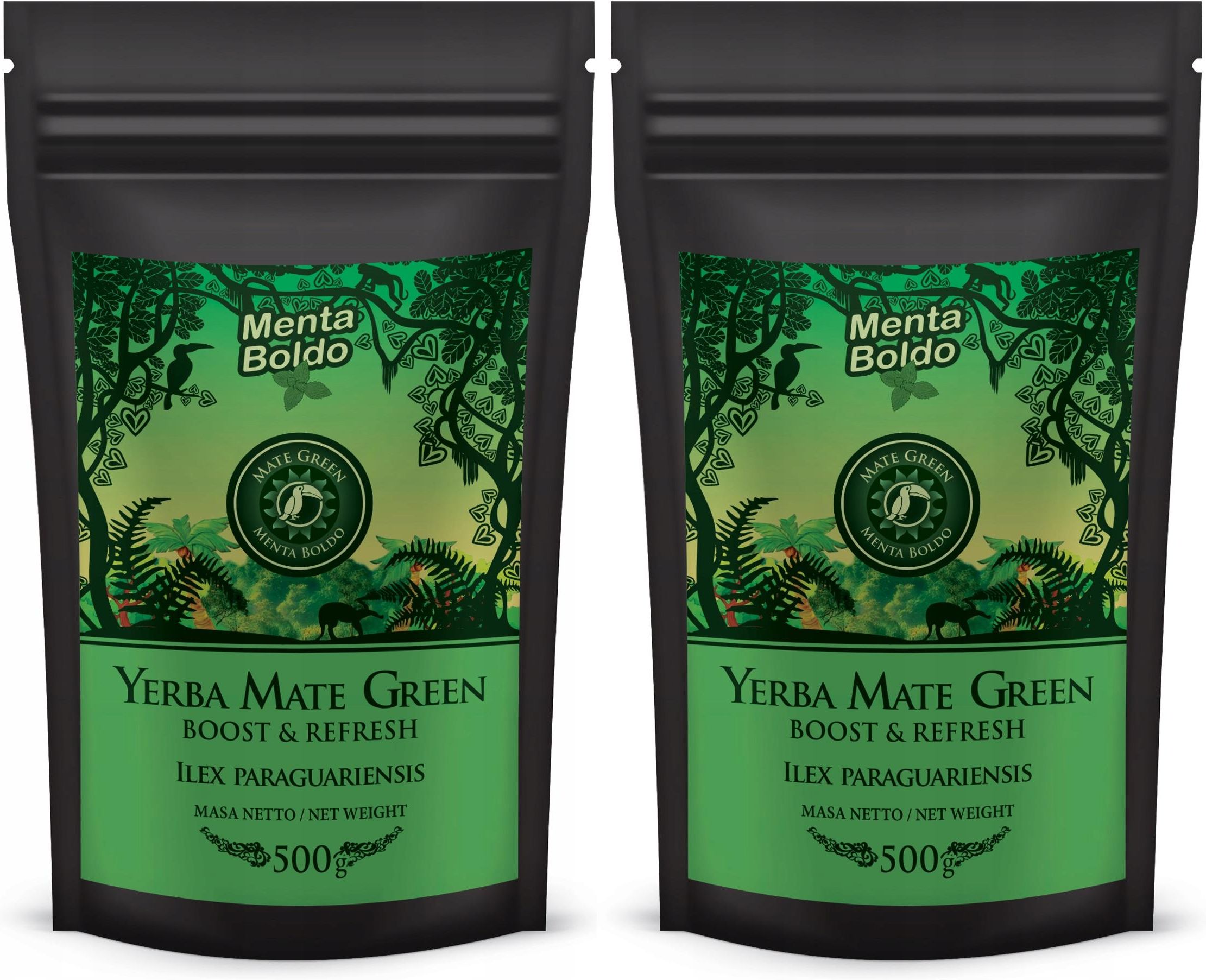 Mate Green Yerba Menta Boldo 2X500G Hierbas 1Kg - Ceny i opinie - Ceneo.pl