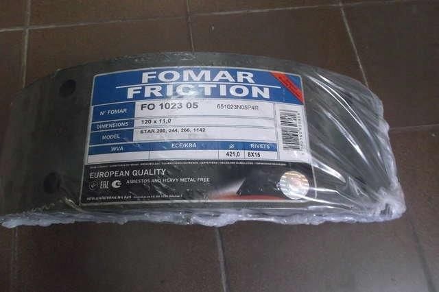 Bęben hamulcowy Fomar Okładzina 120X423X11W S200S1142 - Opinie i ceny ...