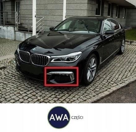 Bmw Oe 7 G11 MPakiet Atrapa Zderzaka Lewa Plus Listwa 51118061127 ...
