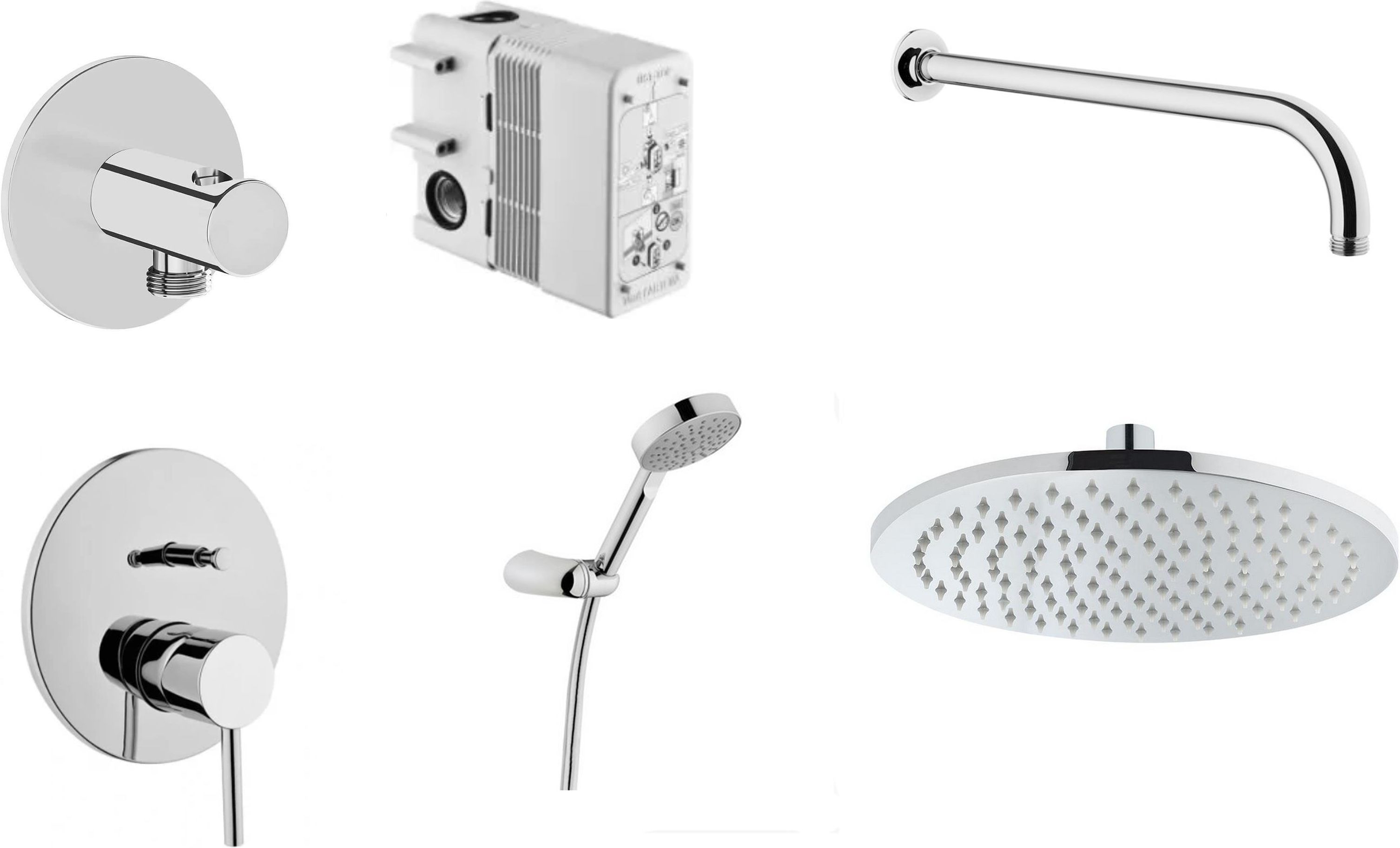 Zestaw prysznicowy Vitra Minimax S Chrom A42210EXP+A45638+A45652 ...