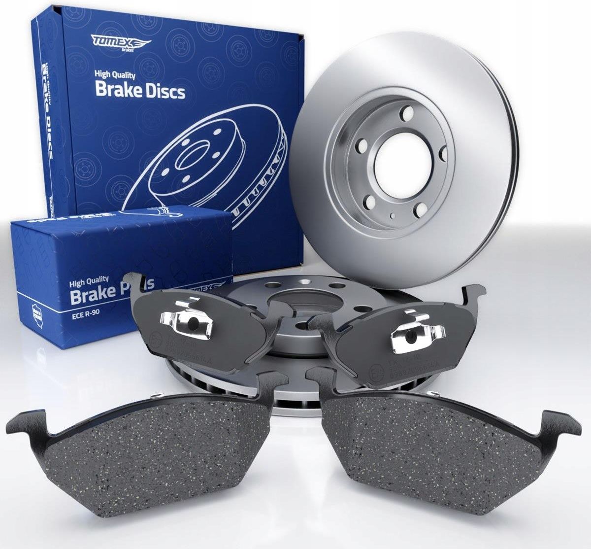 Klocki hamulcowe Tomex Klocki Plus Tarcze Przód Do Vw Polo Iv 0209 1210 ...