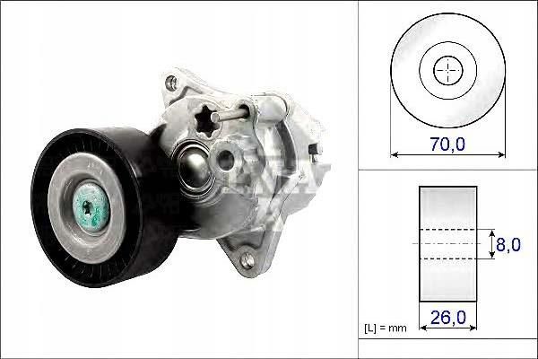 Mechanizm rozrządu Ina Rolka Napinacza Paska Kli go 6112000570 646 ...