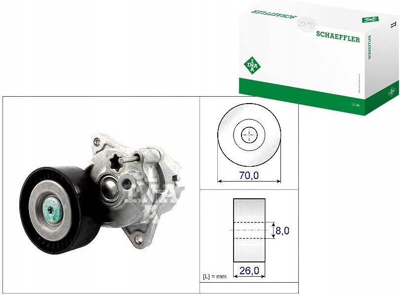 Mechanizm rozrządu Ina Rolka Napinacza Paska Kli go 6112000570 646 ...
