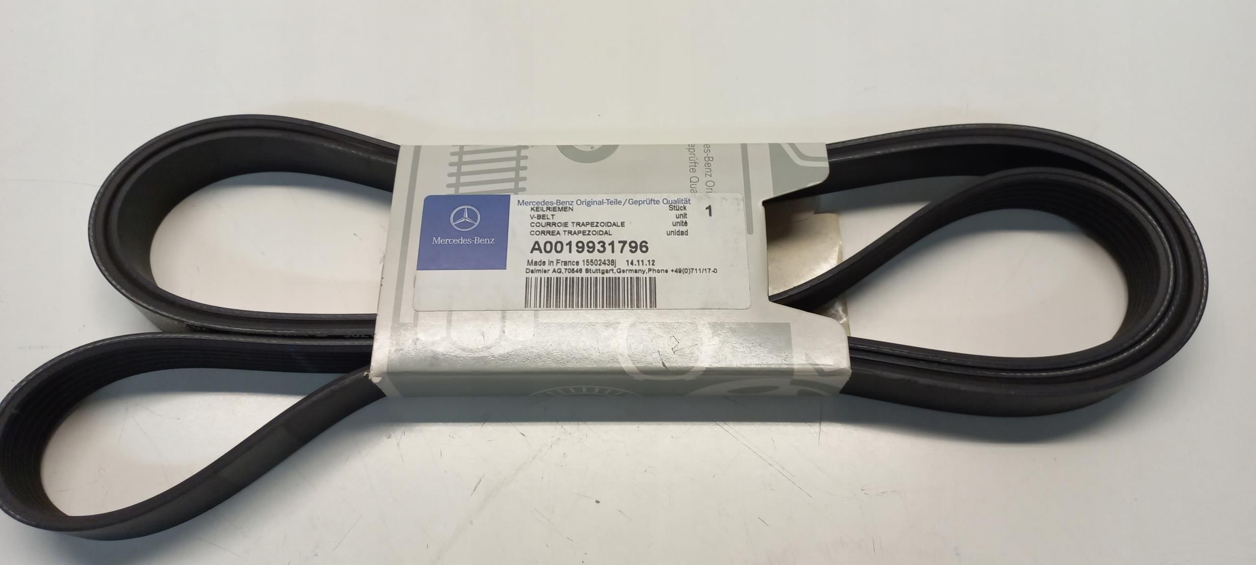 MercedesBenz Oe Pasek Kli Mercedes Sprinter 906 A 0019931796 001 993 17 ...