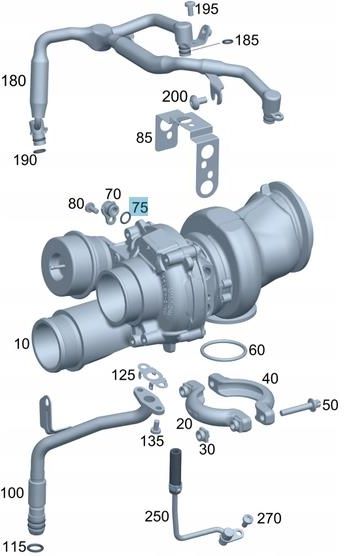 MercedesBenz Oe Oryginalna Uszczelka Turbiny M176 A0279970645 - Opinie ...