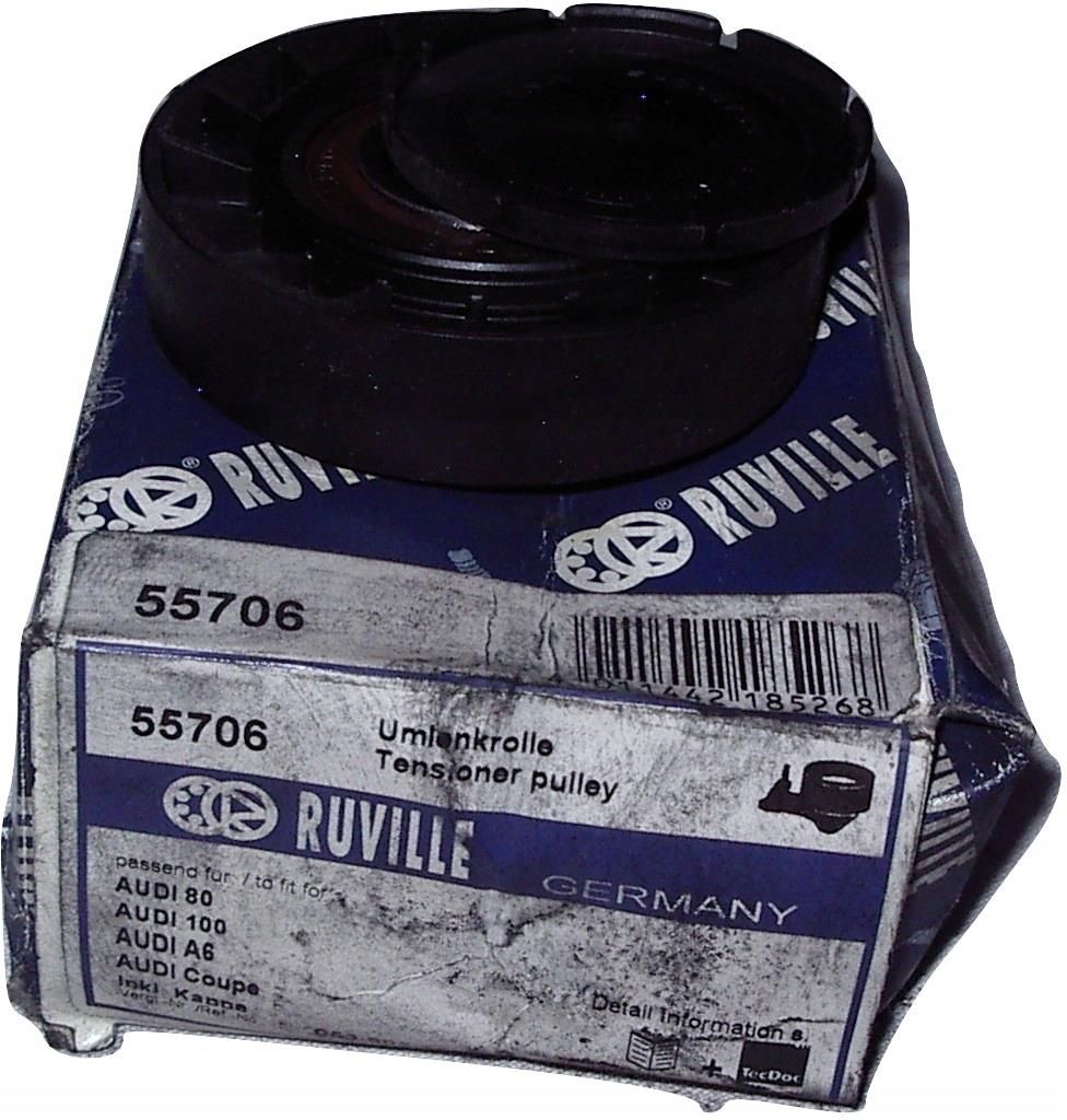 Mechanizm rozrządu Ruville Rolka Napinacza Paska Kli go Audi 20 100 A6 ...
