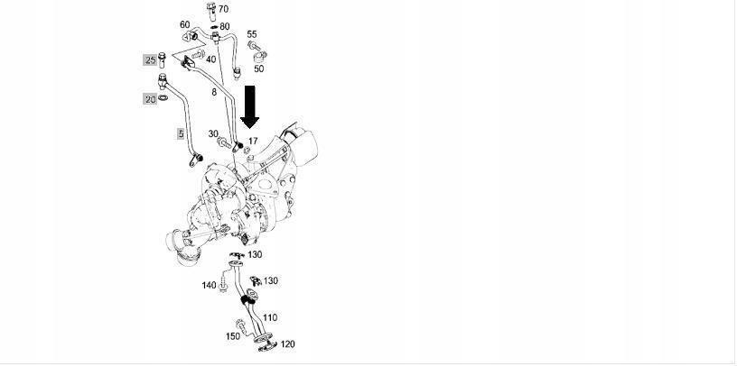 MercedesBenz Oe Oring Przewodu Olejowego Turbo Mercedes 0239978548 ...