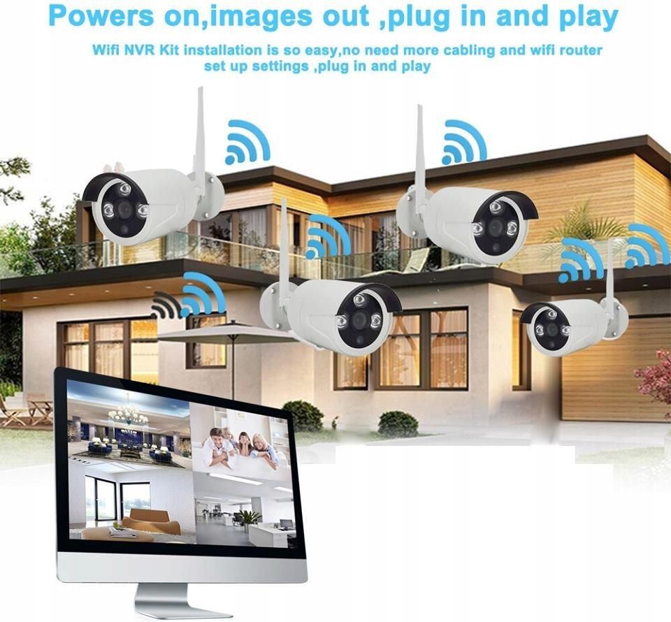 Zestaw do monitoringu G-Vision G Vision Zestaw Monitoringu Wifi Kamery ...