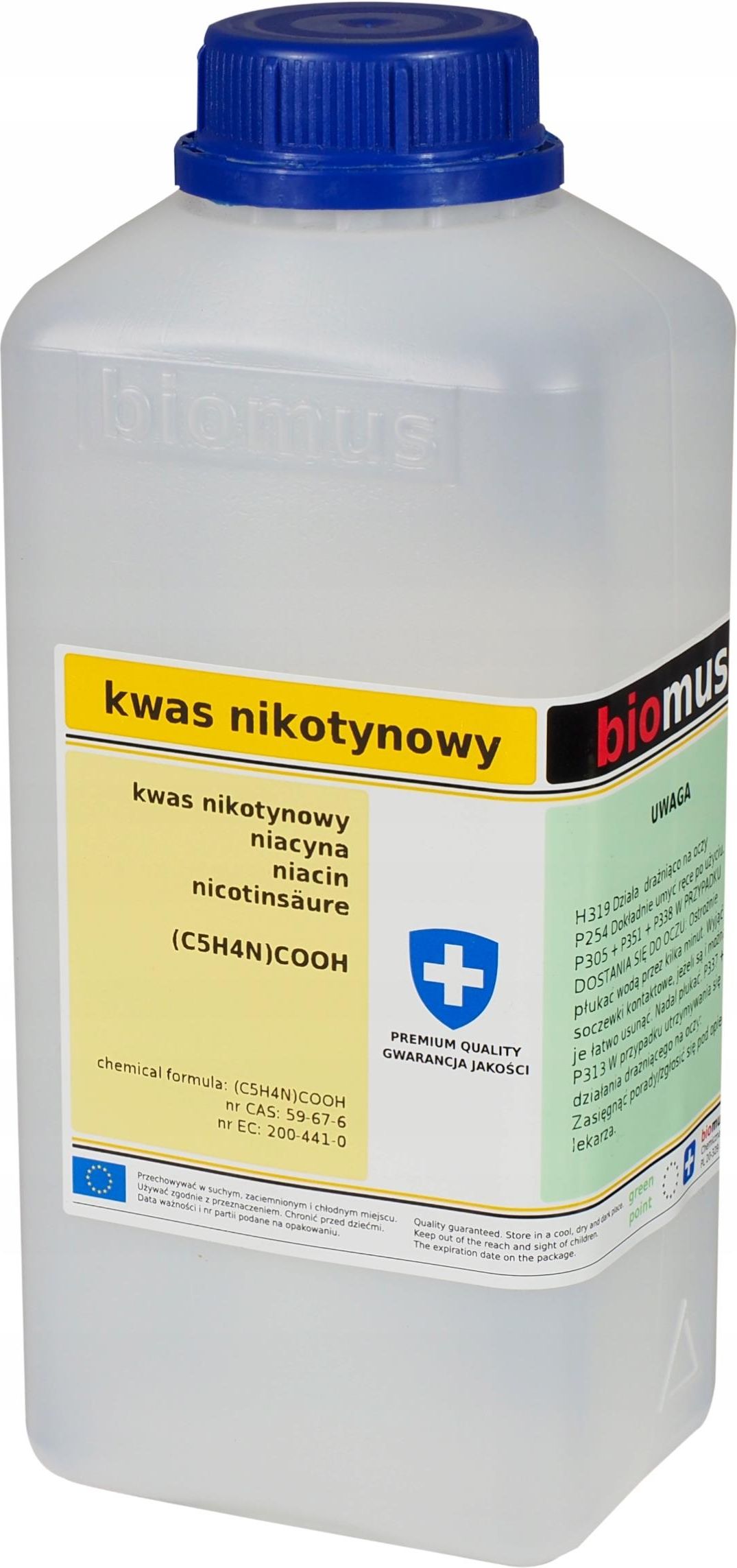Biomus Kwas Nikotynowy Niacyna Niacin 1Kg Proszek - ceny i opinie ...