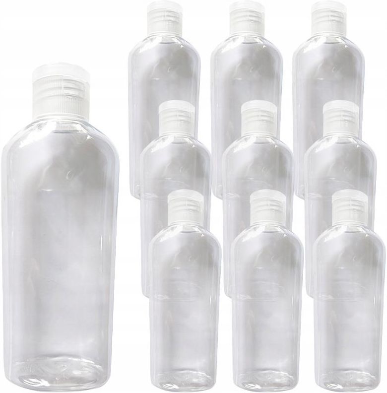 Zestaw Butelka Pet 10X100Ml Fliptop Kosmetyki - ceny i opinie - Ceneo.pl