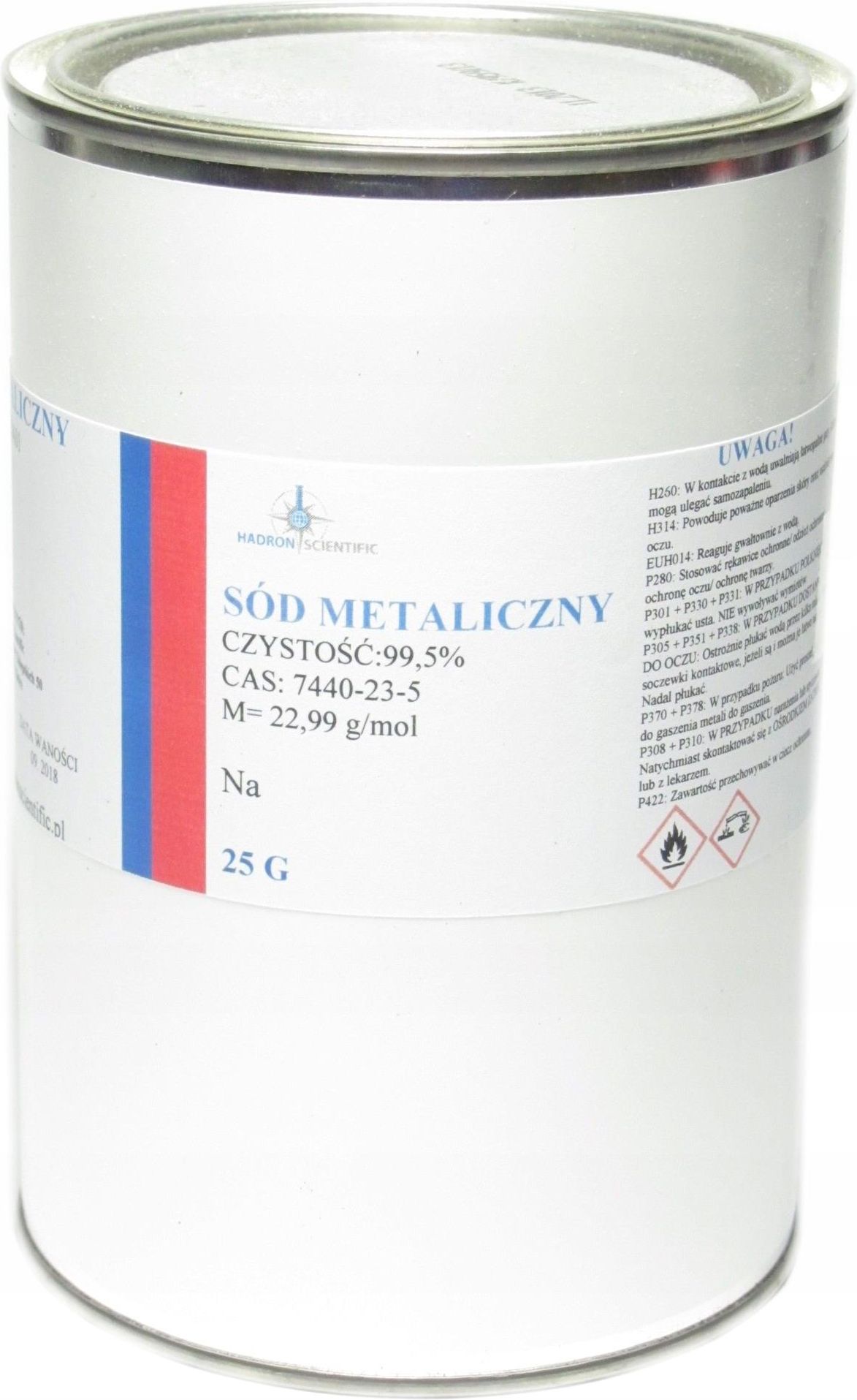 Sód Metaliczny - czysty - 25g - ceny i opinie - Ceneo.pl