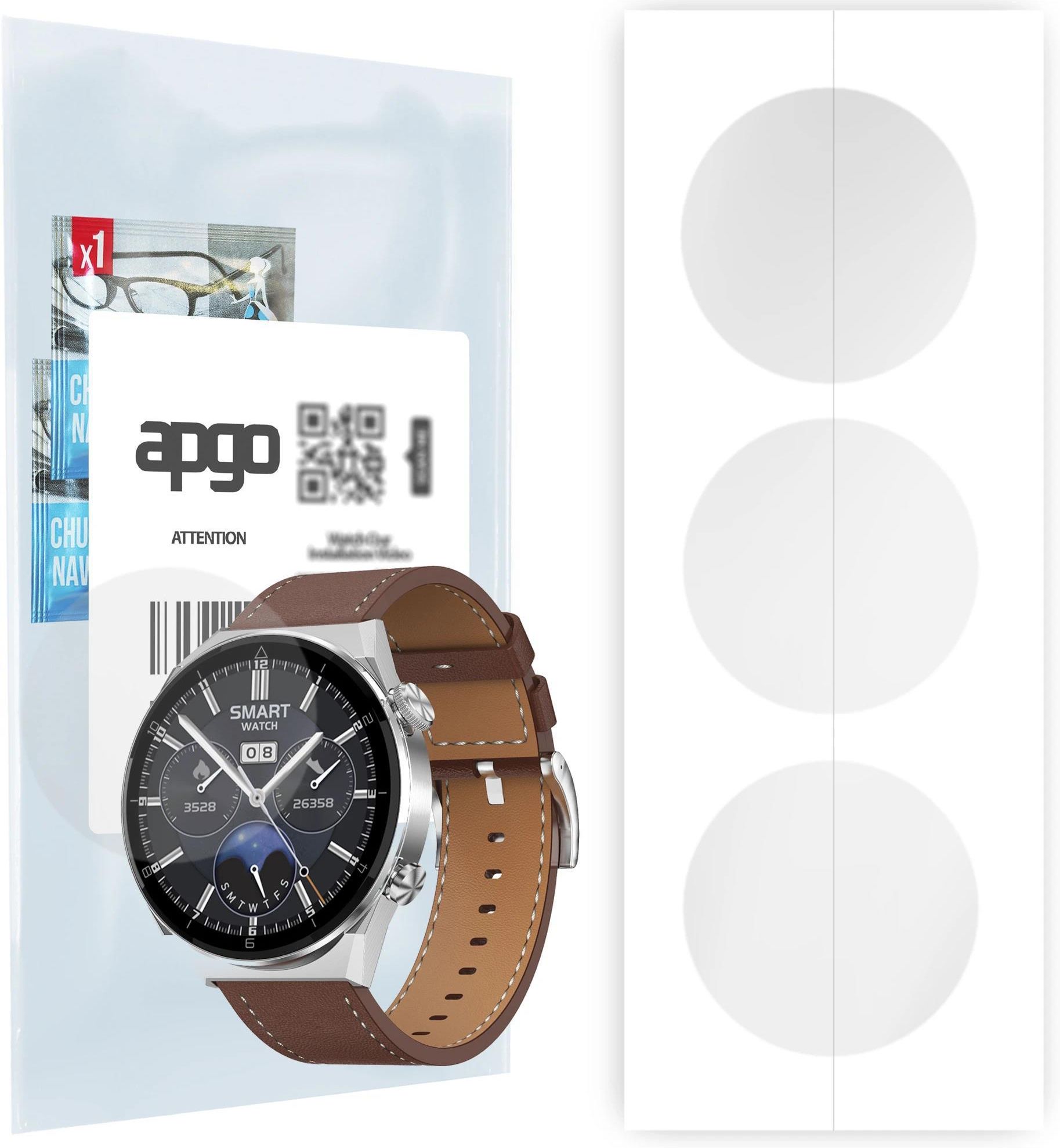 3x Folia hydrożelowa do DT NO.1 DT3 Pro Max - apgo Smartwatch Hydrogel ...