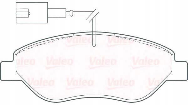 Klocki hamulcowe Valeo Klocki Hamulcowe 77364589 77365808 77365188 ...