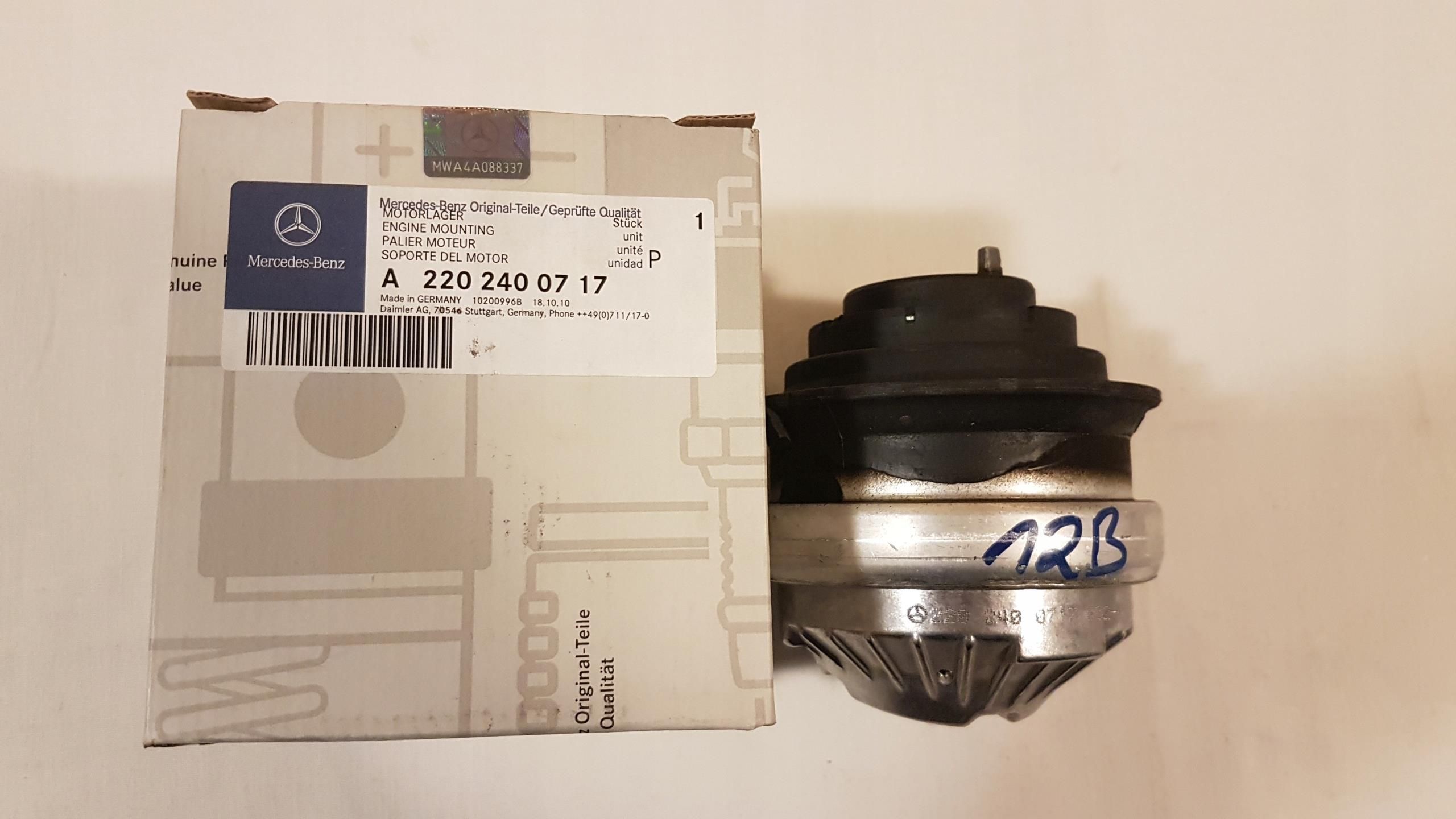 Zawieszenie silnika MercedesBenz Oe Mercedes S220 Poduszka Silnika ...