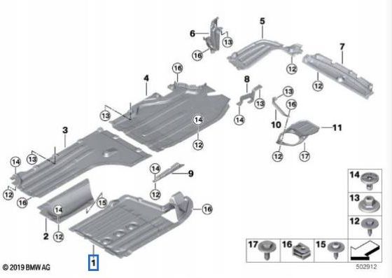 Bmw Oe Osłona Podwozia X7 G07 19 51757424884 - Opinie i ceny na Ceneo.pl