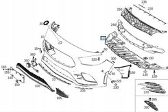 MercedesBenz Oe Osłona Pod Zderzak Mercedes B Klasa W247 19 Amg ...