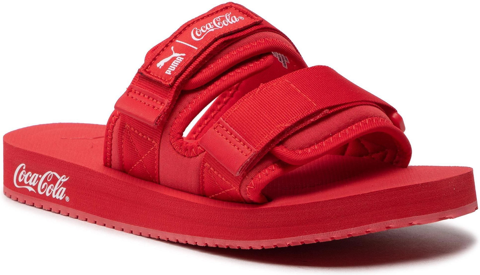 Klapki PUMA - Wilo Coca Cola 387042 01 Racing Red/Puma White - Ceny i ...