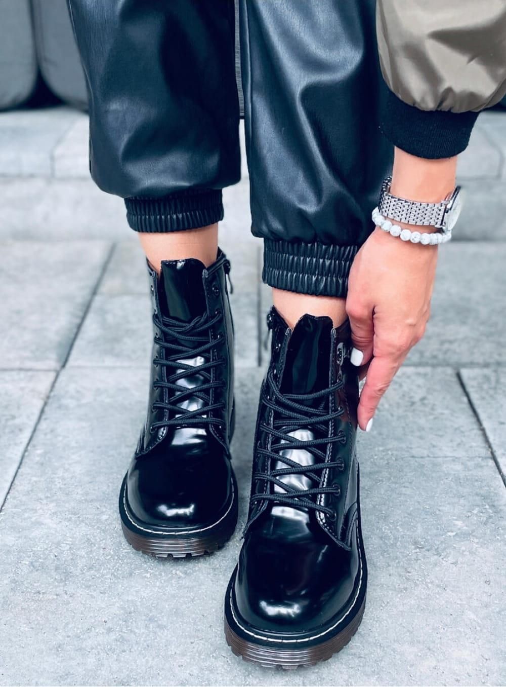 Botki damskie martensiaki DONA BLACK - Ceny i opinie - Ceneo.pl