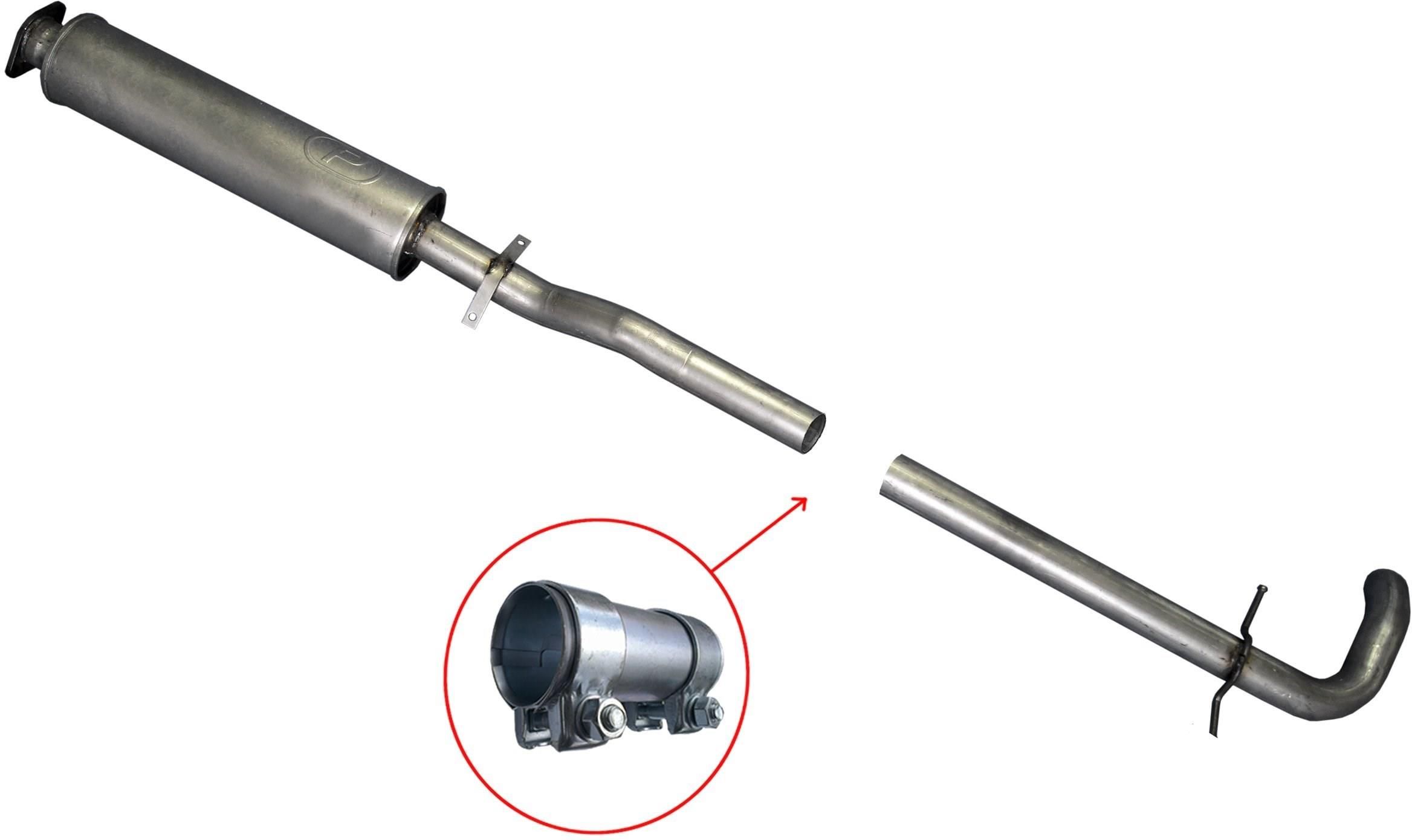 Tłumik Polmo Volvo V70 Ii 24 Kombi 20012007 Tłumik Środkowy P31266 ...