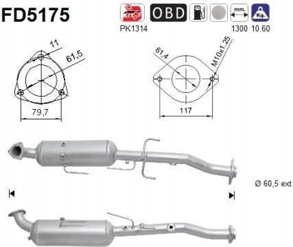 As Filtr Dpf Toyota Hilux 25 30 D4D , 20112015 Fd5175 - Opinie i ceny ...