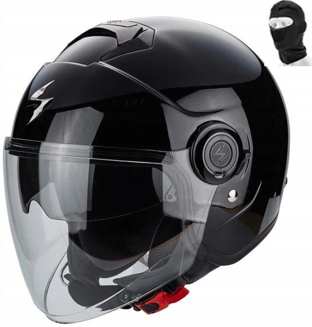 Kask motocyklowy Scorpion Chopper Exo-City Czarny Połysk - Opinie i ...