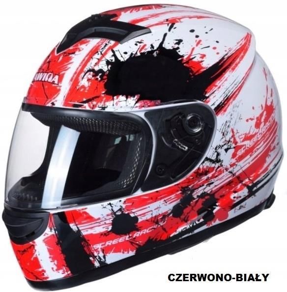 Kask motocyklowy Awina Integralny Zamknięty Czarny Romet Simson ...