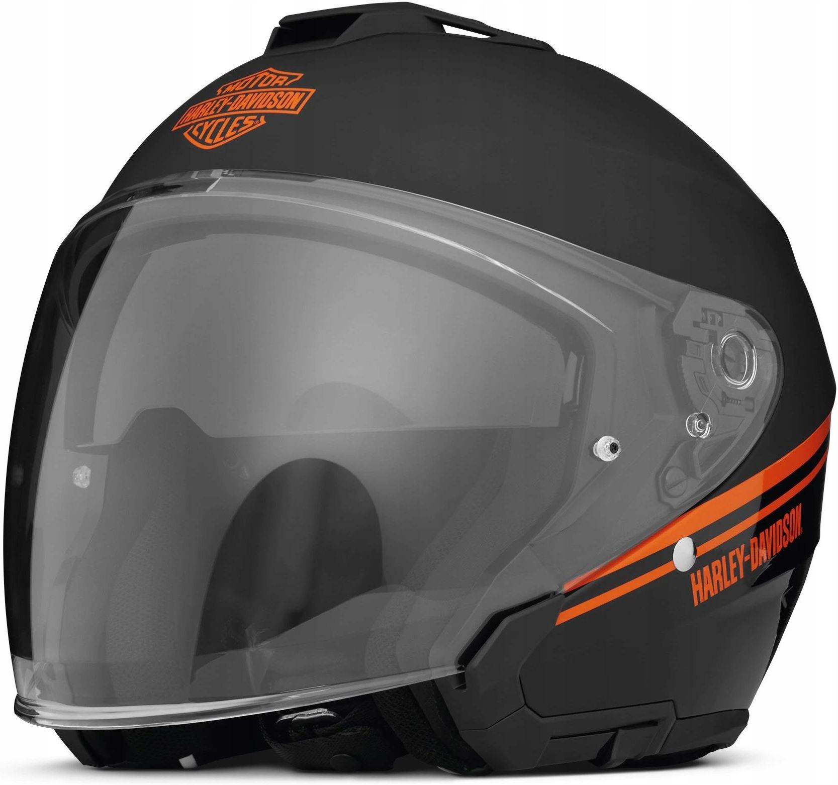 Kask motocyklowy Harley-Davidsonharley Davidson 3/4 Maywood Ii Czarny ...