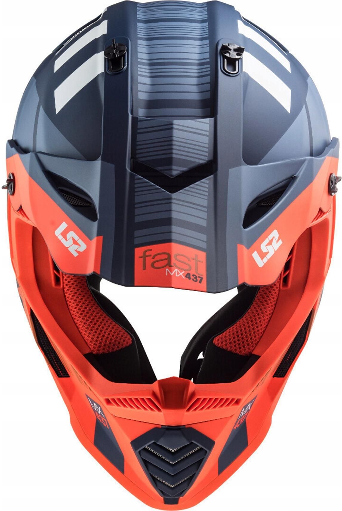 Kask motocyklowy Ls2 Cross Enduro Mx437 Fast Evo Xcode Matowy - Opinie ...