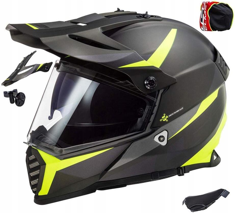 Kask motocyklowy Ls2 Enduro Cross Mx436 Pioneer Evo - Opinie i ceny na ...