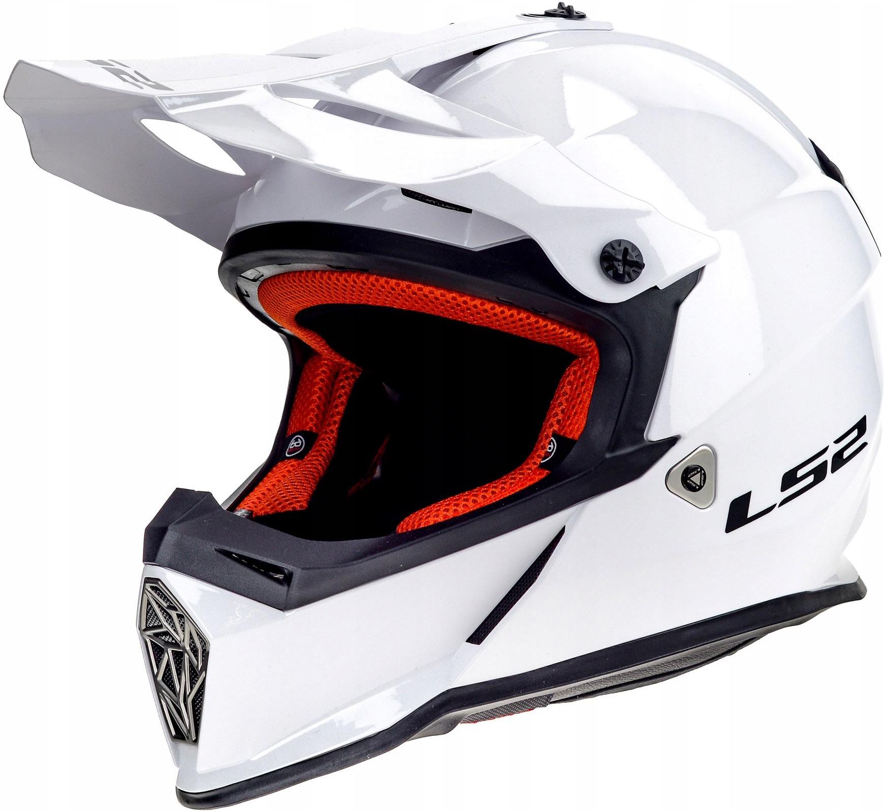 Kask motocyklowy Ls2 Mx437 Fast Enduro Biały - Opinie i ceny na Ceneo.pl