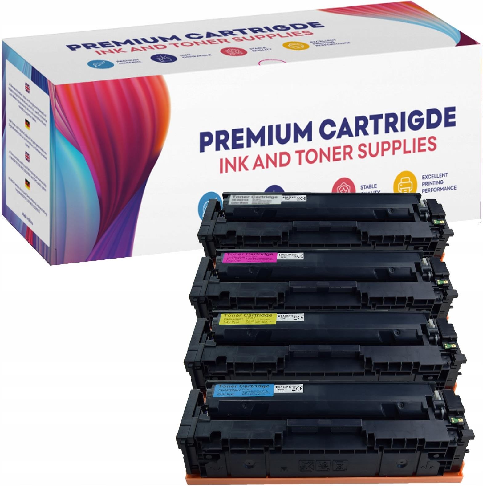GP TONER 4X DO CANON CRG-054H MF643CDW MF640C MF645CX (GP1C054HCMYK ...