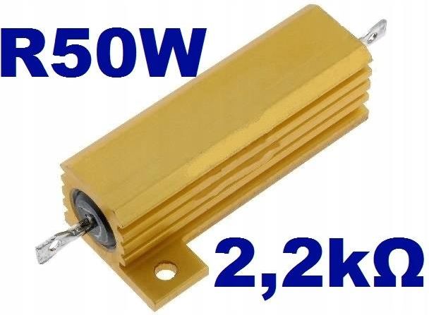 Podzespoły do laptopa LP REZYSTOR Z RADIATOREM 2,2KOHM 50W 1% (JHFGJ ...