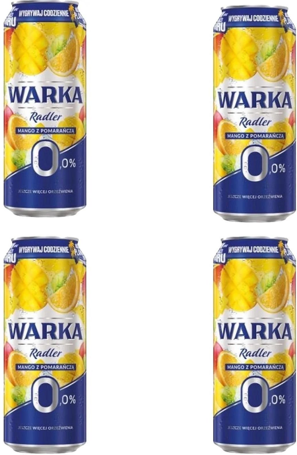 PIWO WARKA RADLER MANGO Z POMARANCZA 0% 500ML GZ PUSZKA - PIWO WARKA ...