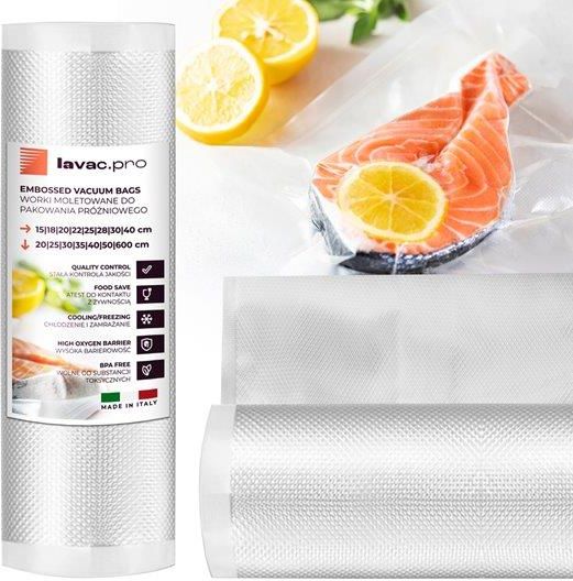 Lavac.Pro 22x600cm folia moletowana do zgrzewarki próżniowej - Opinie i ...