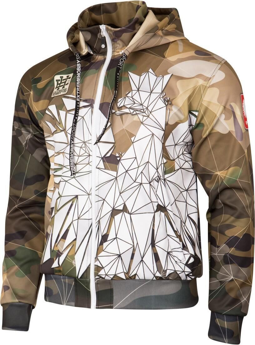 EXTREME HOBBY Dres do biegania męski EXTREME HOBBY POLSKA CAMO- Brązowy ...