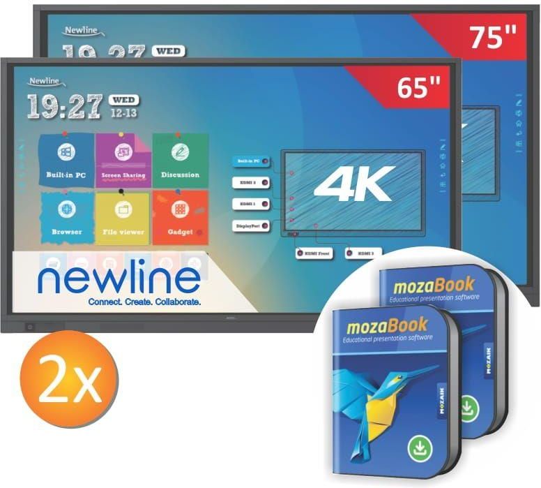 Tablica interaktywna Newline Interactive Zestaw: 1X Monitor Tt-7519Rs ...