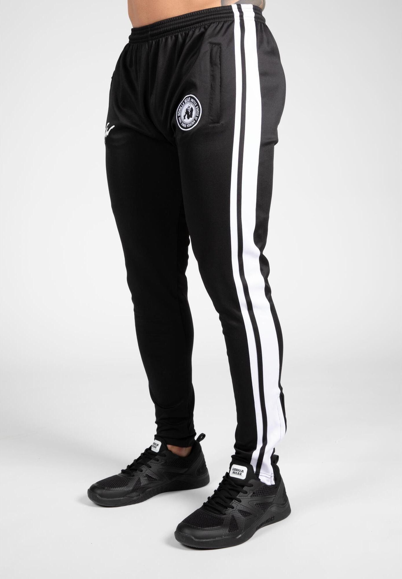 Gorilla Wear Spodnie Fitness Męskie Stratford Track Pants Czarny - Ceny ...