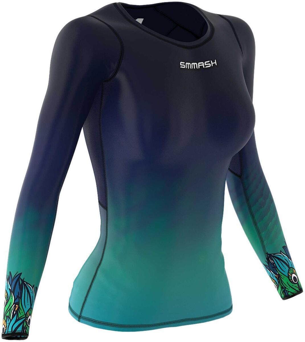 Smmash Koszulka Fitness Z Długim Rękawem Damska Majesty Kompresyjna ...
