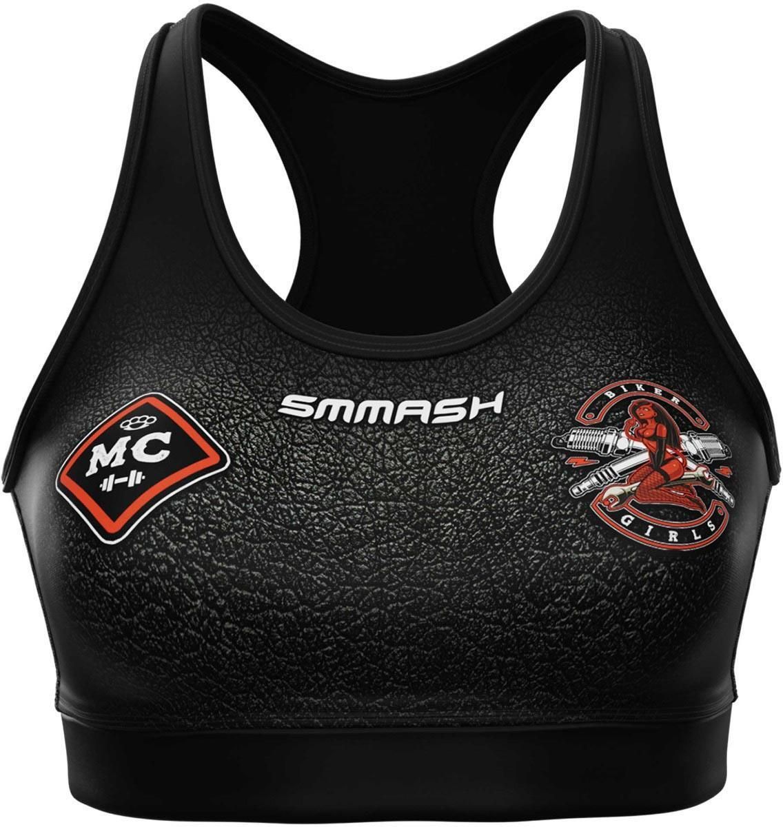 Smmash Top Fitness Damski Biker Biały Czarny Czerwony - Ceny i opinie ...