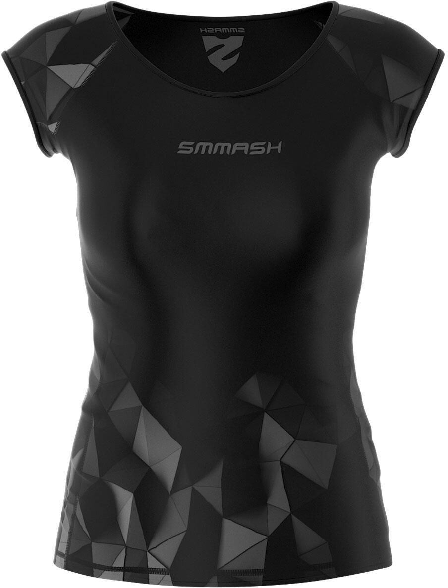 Smmash Koszulka Fitness Z Krótkim Rękawem Damska Aurora Kompresyjna ...