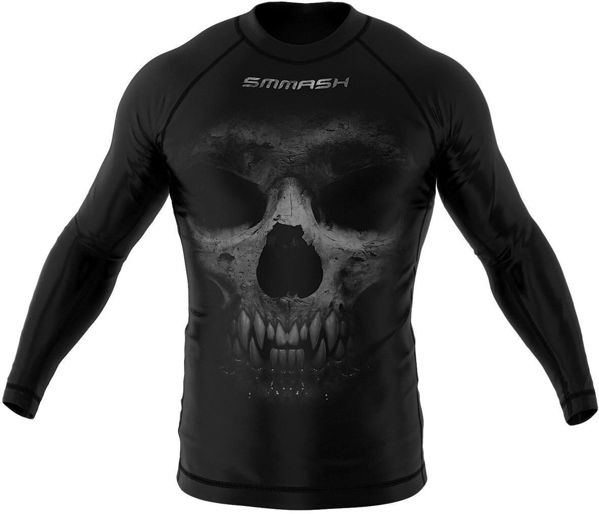 Smmash Rashguard Do Mma Z Długim Rękawem Męski Reaper Czarny Szary ...