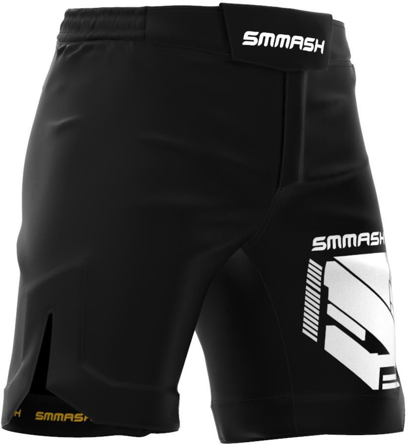 Smmash Spodenki Do Mma Męskie Knockout Kings Ultra Lekkie Biały Czarny ...