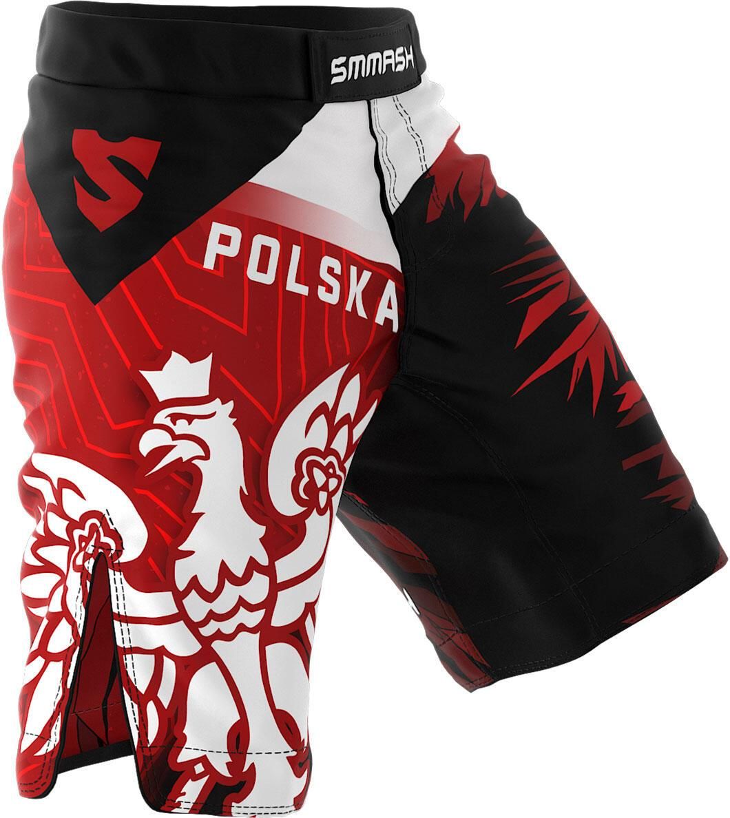 Smmash Spodenki Do Mma Męskie Patriot 2.0 Poland Biały Czarny Czerwony ...
